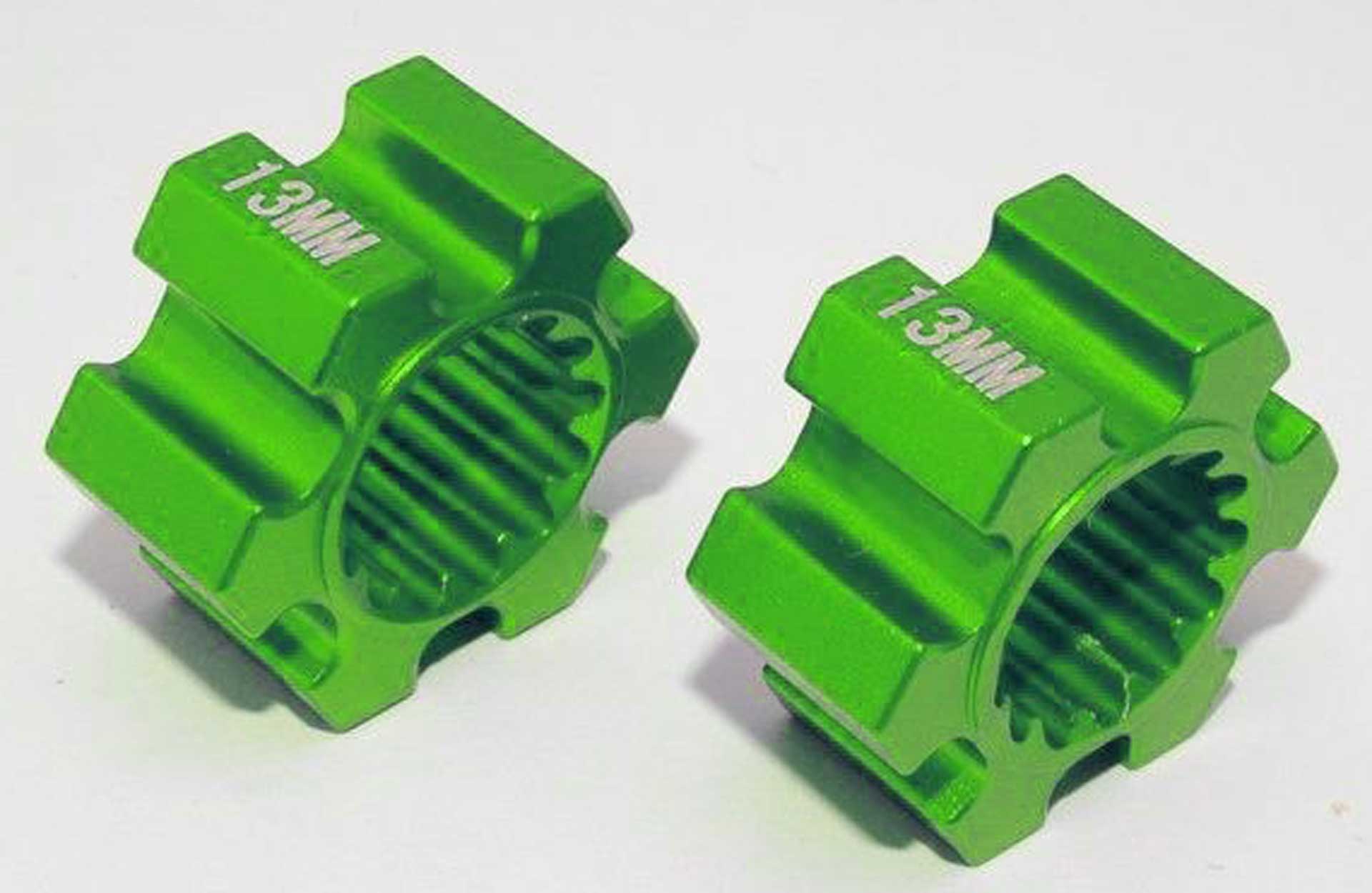 GPM ALUMINIUM WHEEL HEX (13MM THICKNESS) - 2PCS green GPM TRX XMAXX 8S ...