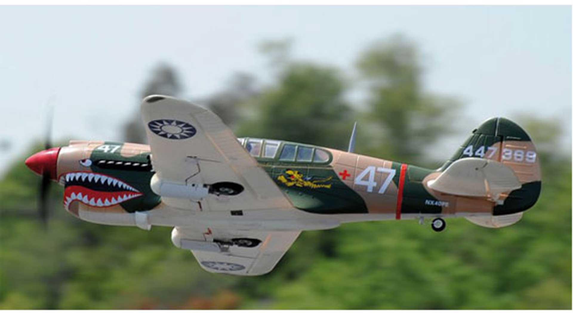 FMS P-40 WARHAWK EPO MODELL PNP VERSION CAMO